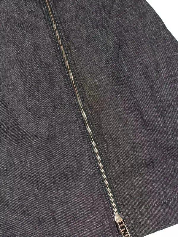 Fendi Pleated Zip-up Dress