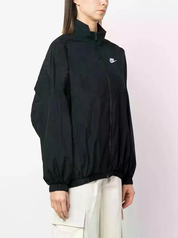 Nike Embroidered-logo Zipped Jacket