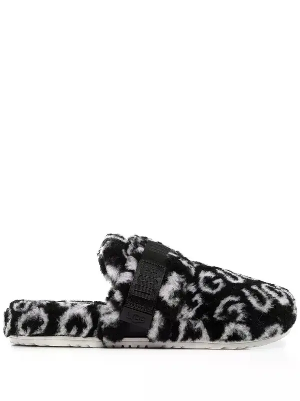 UGG Fluff It Pop Slippers - Black