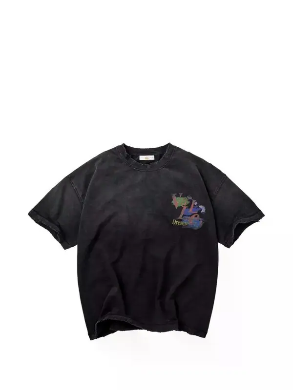 VALE FOREVER Graphic-print Distressed T-shirt