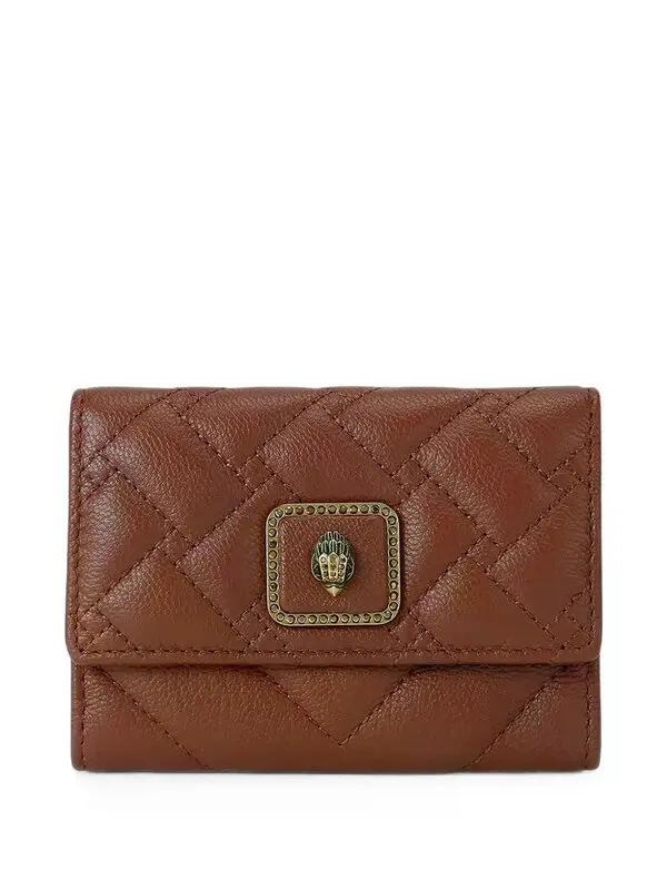 Kurt Geiger Quilted Eagle Wallet - Red