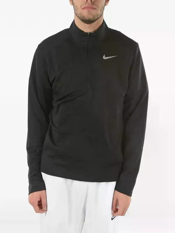 Nike Dri-fit Half-zip Sweatshirt - Black