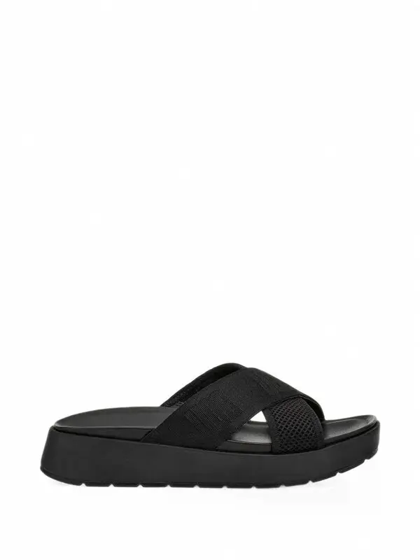 UGG Emily Mesh Crossover Sandals - Black