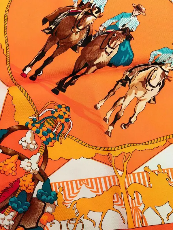 Hermès 1990-2010 Feria De Sevilla Silk Scarf 90 Scarves