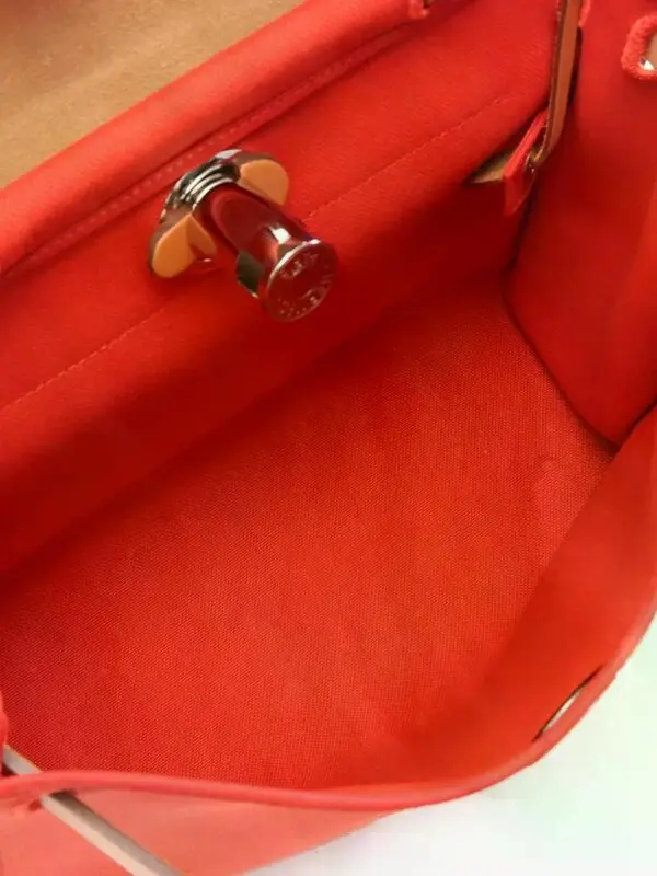 Hermès Herbag Zip Pm Tote Bag - Red