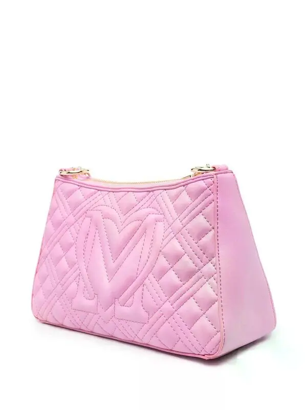 Moschino Logo-plaque Quilted Tote Bag