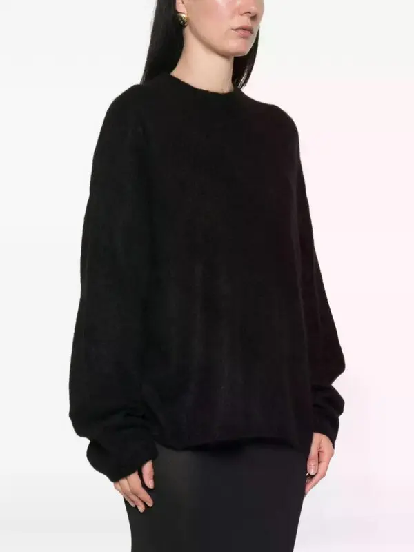 THE FRANKIE SHOP Crew Neck Oversized Sweater