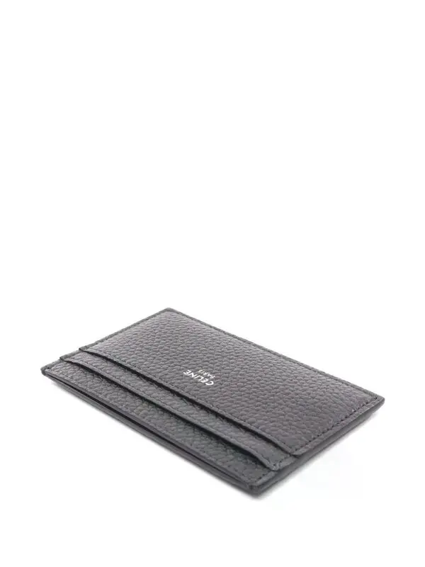 Celine 2020s Grained Card Holder - Black