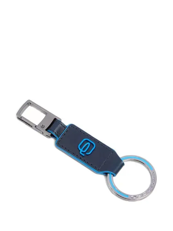 PIQUADRO Carabiner Leather Keyring
