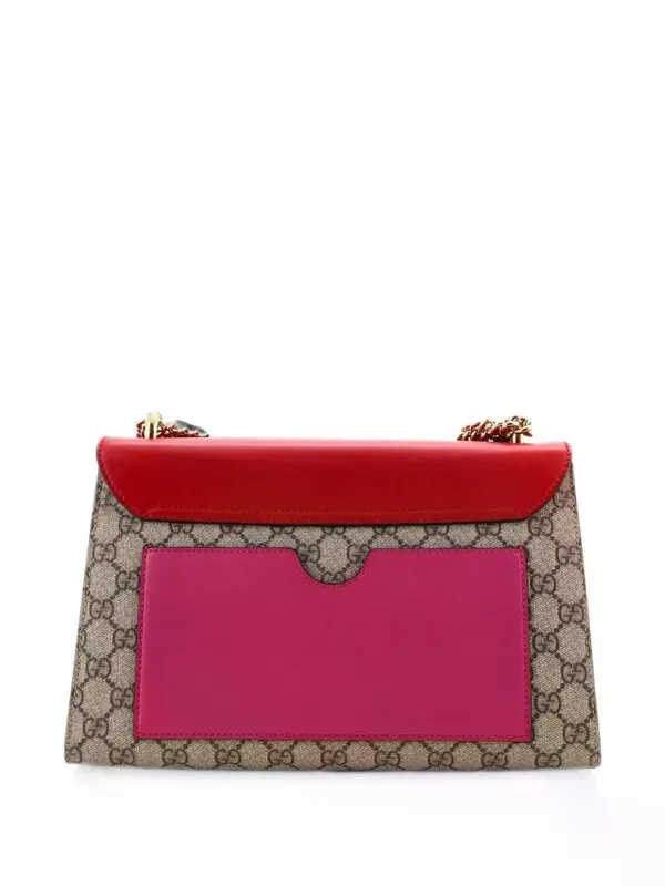 Gucci Padlock Gg Coated Canvas And Leather Medium Shoulder Bag