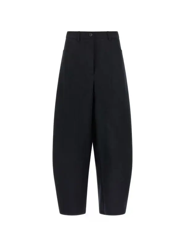 NUDE Tapered-leg Trousers - Black