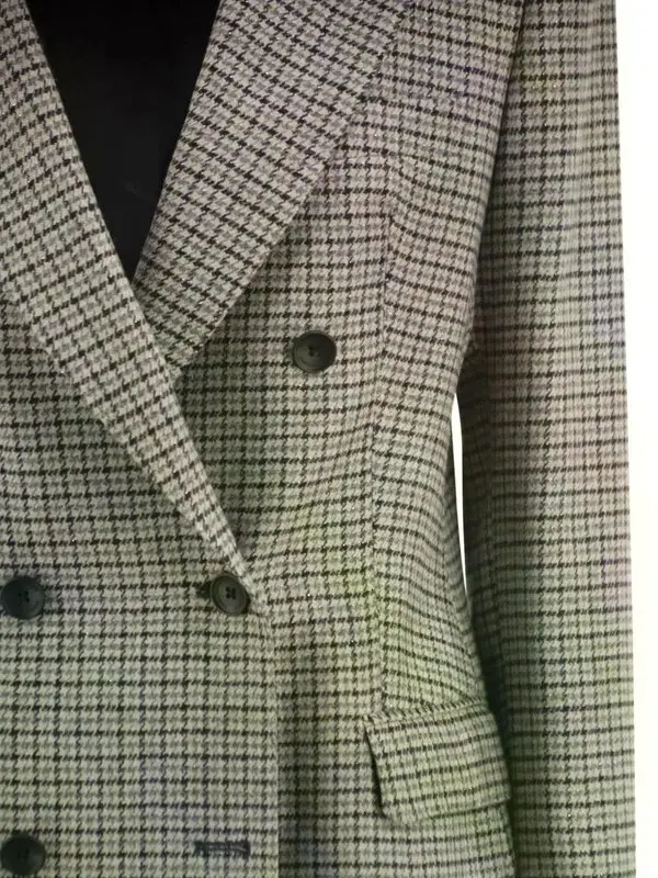 Tagliatore Double-breasted Houndstooth Suit Jacket