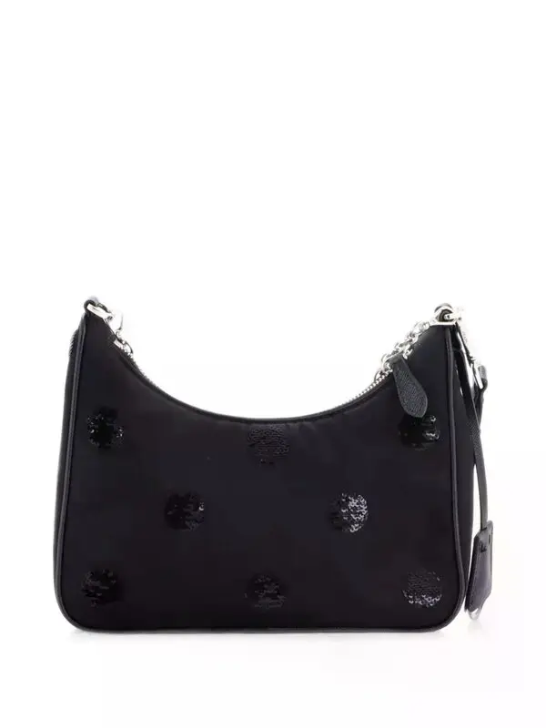 Prada Re-edition 2005 Sequin Embellished Tessuto Small Shoulder Bag