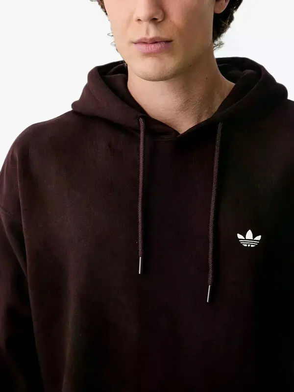 Adidas Graphic-print Hoodie - Brown