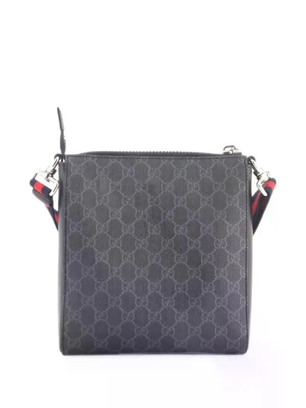 Gucci Gg Coated Canvas Messenger Bag