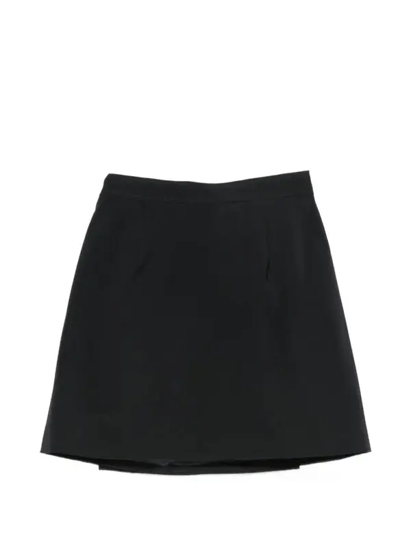 Prada 2000s Wrap-style Mini Skirt