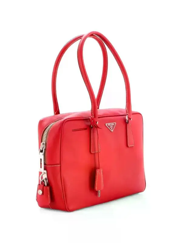 Prada Bauletto Bag Saffiano Leather Medium Handbag