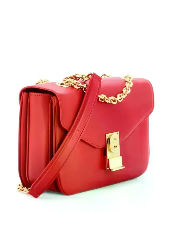 Celine C Bag Leather Medium Crossbody Bag