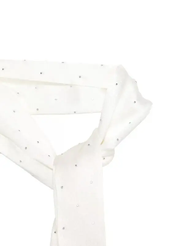 TOM FORD Crystal-embellished Fringed Scarf