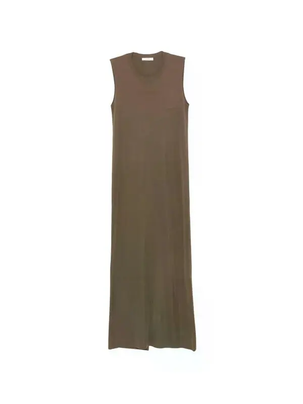 THE ROW Oiva Ribbed Knit Maxi Dress