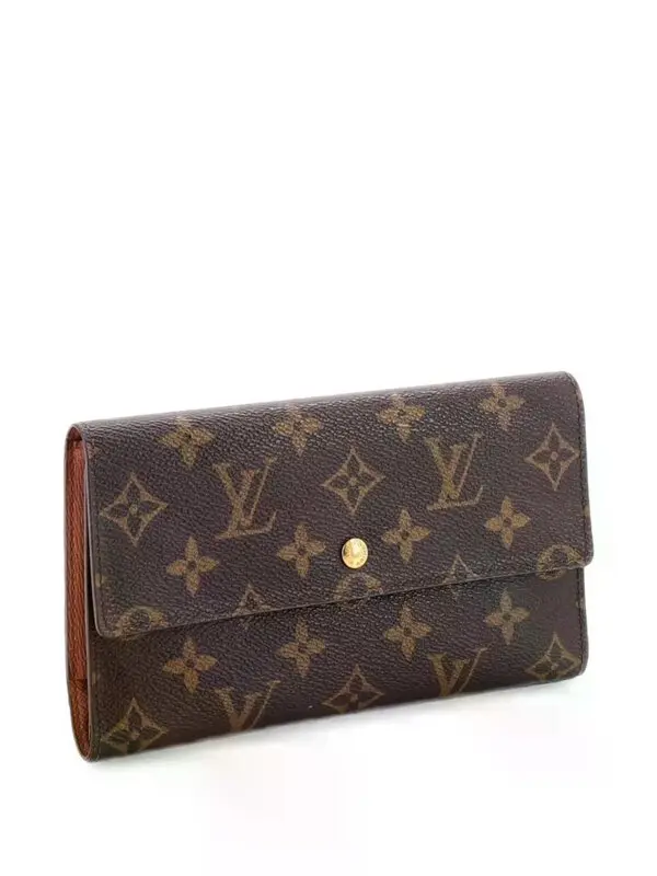 LOUIS VUITTON Porte Tresor International Wallet Monogram Canvas Small Wallets