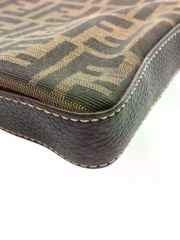 Fendi Zucca Canvas Selleria Crossbody Bag