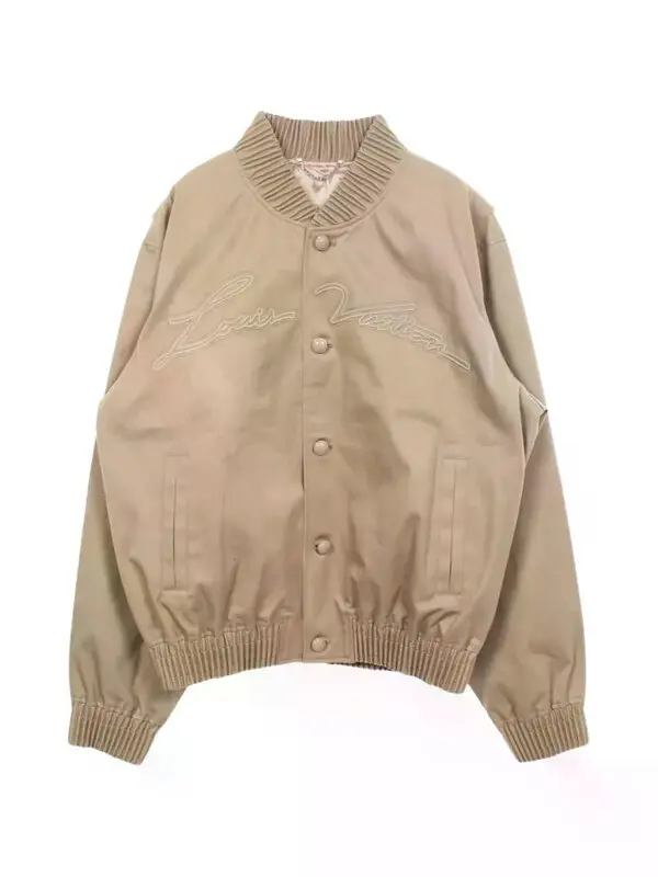 LOUIS VUITTON 2010s Embroidered Bomber Jacket