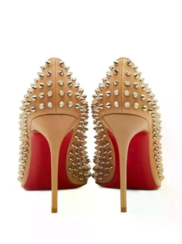 CHRISTIAN LOUBOUTIN Fifi Spikes Leather Pumps