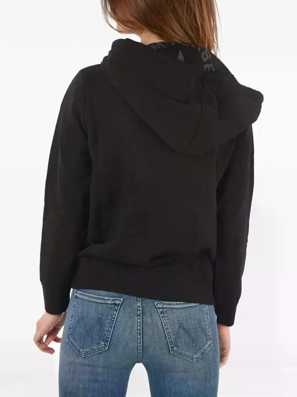 CONVERSE Logo-print Zip-up Hoodie