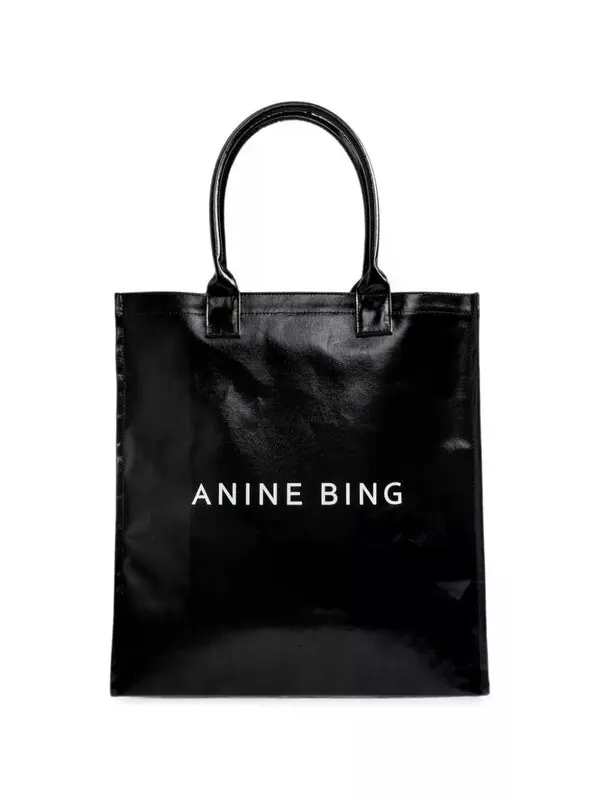 ANINE BING Leonie Coated Canvas Tote