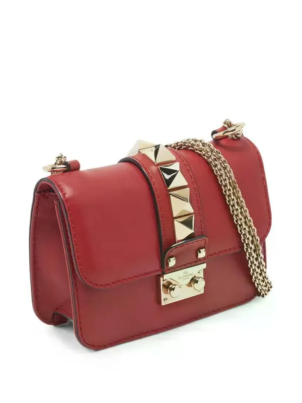 Valentino Garavani Glam Lock Pyramid-stud Shoulder Bag