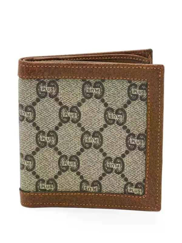 Gucci Gg Plus Supreme Bifold Wallet - Neutrals