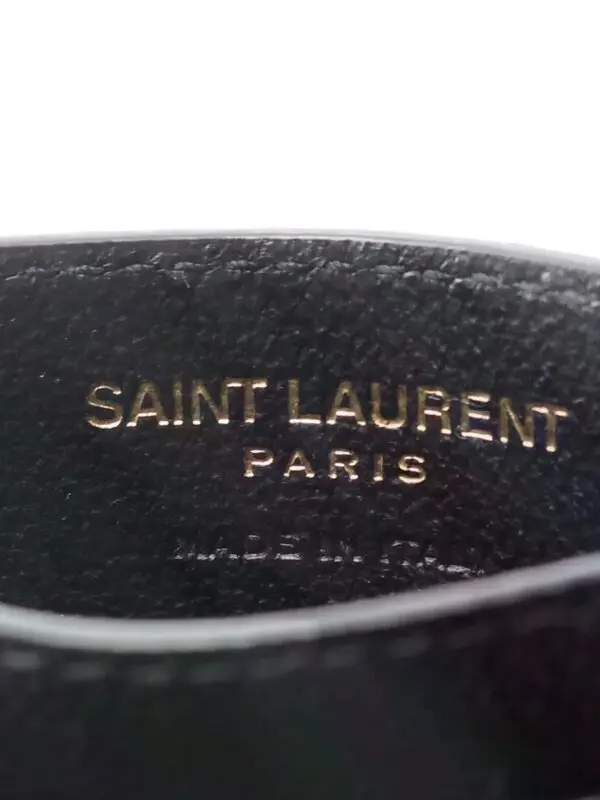 Saint Laurent 2020s Cassandre Card Holder - Black