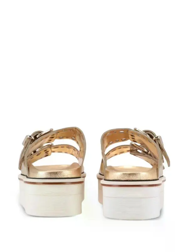 TOD'S Eyelet-embellished Platform Sandals