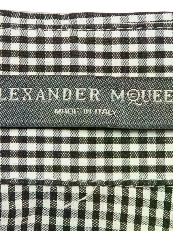 Alexander McQueen Gingham-print Shirt