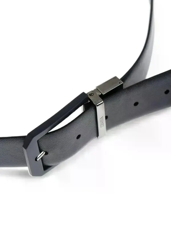 Zegna Reversible Logo-engraved Belt