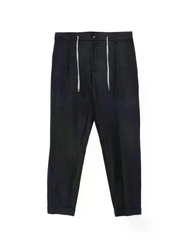 ARTE ANTWERP Roma Drawstring Wool Trousers