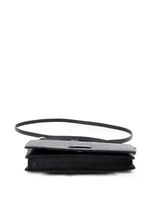 Gucci Wallet On Strap Microguccissima Leather Crossbody Bag