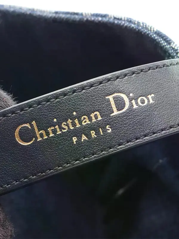 Dior Large Oblique Denim Tote Bag