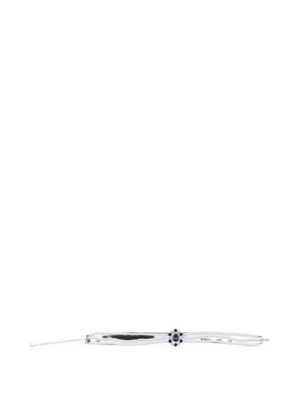 SELF-PORTRAIT Crystal-embellished Faux-pearl Necklace