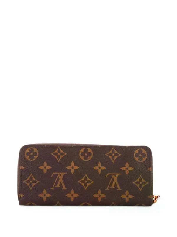 LOUIS VUITTON Clemence Wallet Monogram Canvas Small Wallets