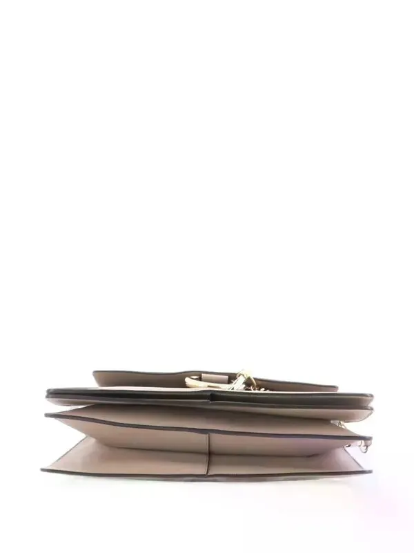 Chloé Faye Leather And Suede Medium Shoulder Bag