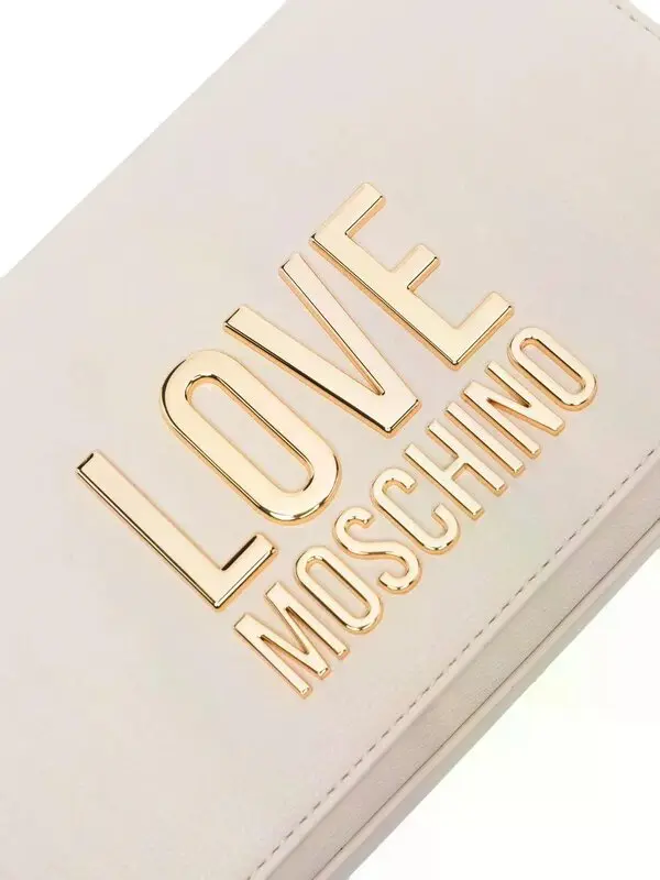 Moschino Logo Plaque Crossbody Bag