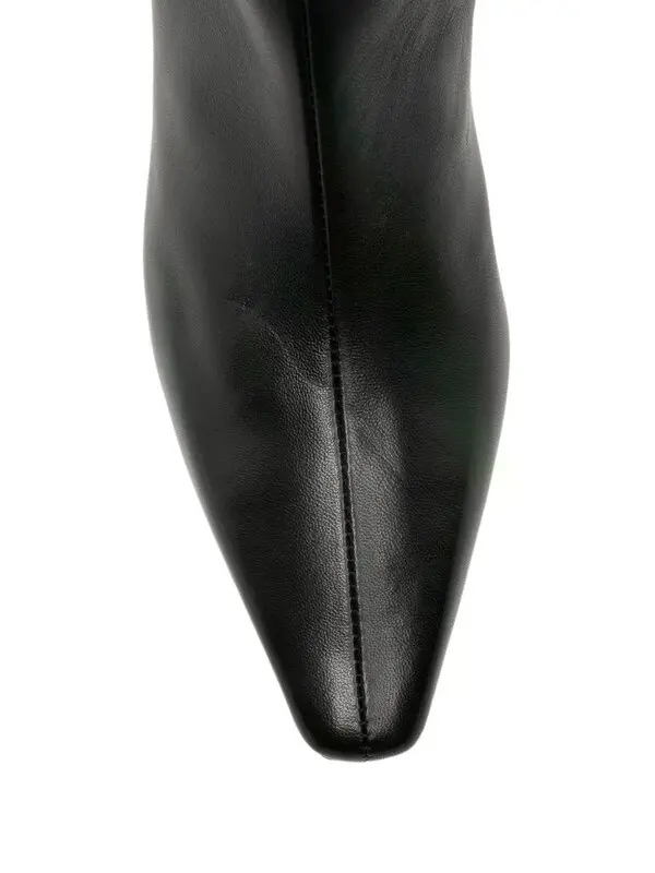 HALMANERA Leather Ankle Boots