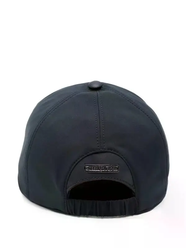 Stefano Ricci Leather-trimmed Logo Plaque Baseball Cap
