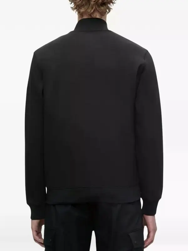 Karl Lagerfeld Logo-plaque Zip-up Sweatshirt