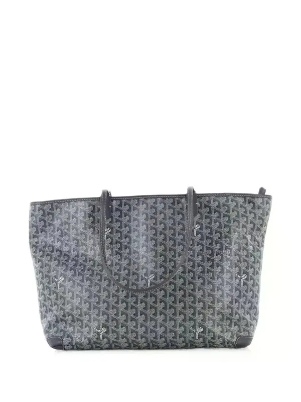 Goyard Artois Tote Coated Canvas Mm Shoulder Bag - Grey