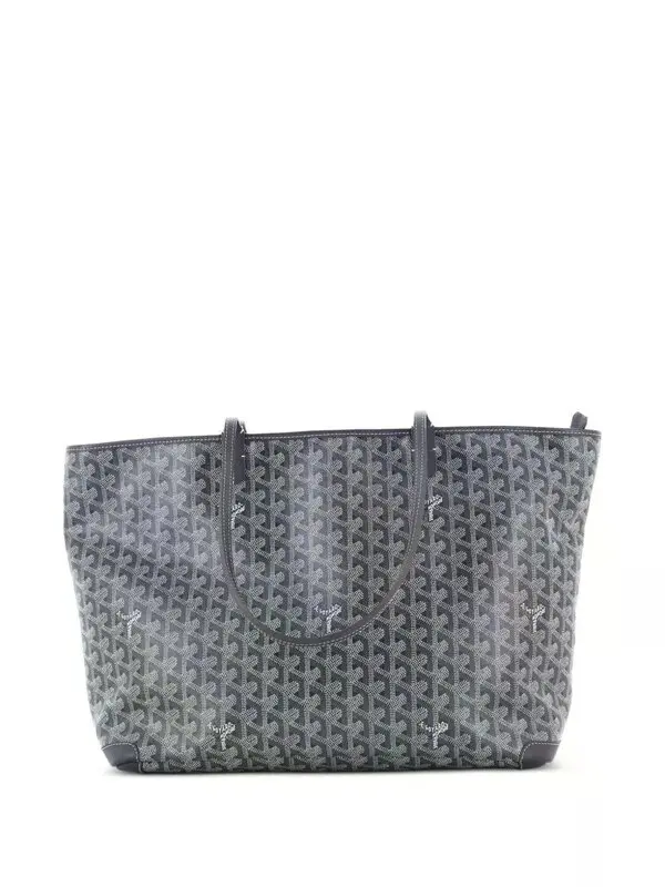 Goyard Artois Tote Coated Canvas Mm Shoulder Bag - Grey