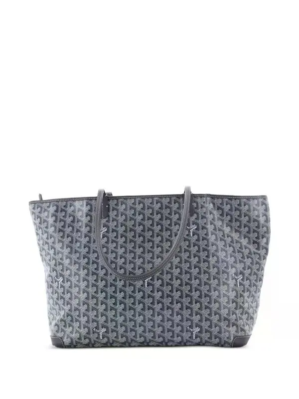 Goyard Artois Tote Coated Canvas Mm Shoulder Bag - Grey