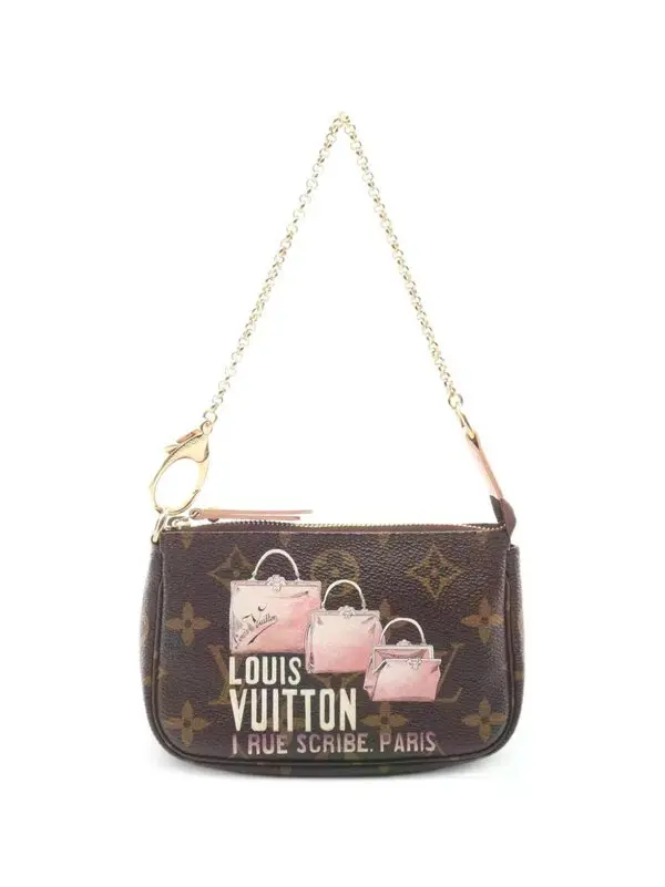 LOUIS VUITTON Mini Monogram Accessoires Handbag - Brown